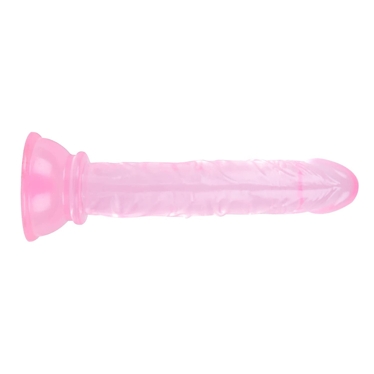 6 Inch Small Pink Jelly Dildo Realistic Mini Crystal Clear Dildo with Suction Cup for Women Adult Sex Toy