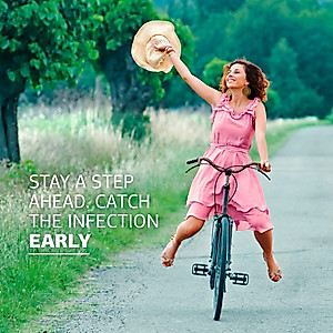 UTI Test Strips for Women & Men - Easy to Use at Home Urinary Tract Infection Testing Kit | Clinically Tested Urine Dipsticks | Foil-Wrapped for Extended Lifetime | 50 Strips