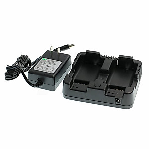 Dual Battery Charger for Nikon NIVO 2M 2C 5M 5C Trimble M3 TSC2 Nomad Series DPL-322 NPL322 Total Station