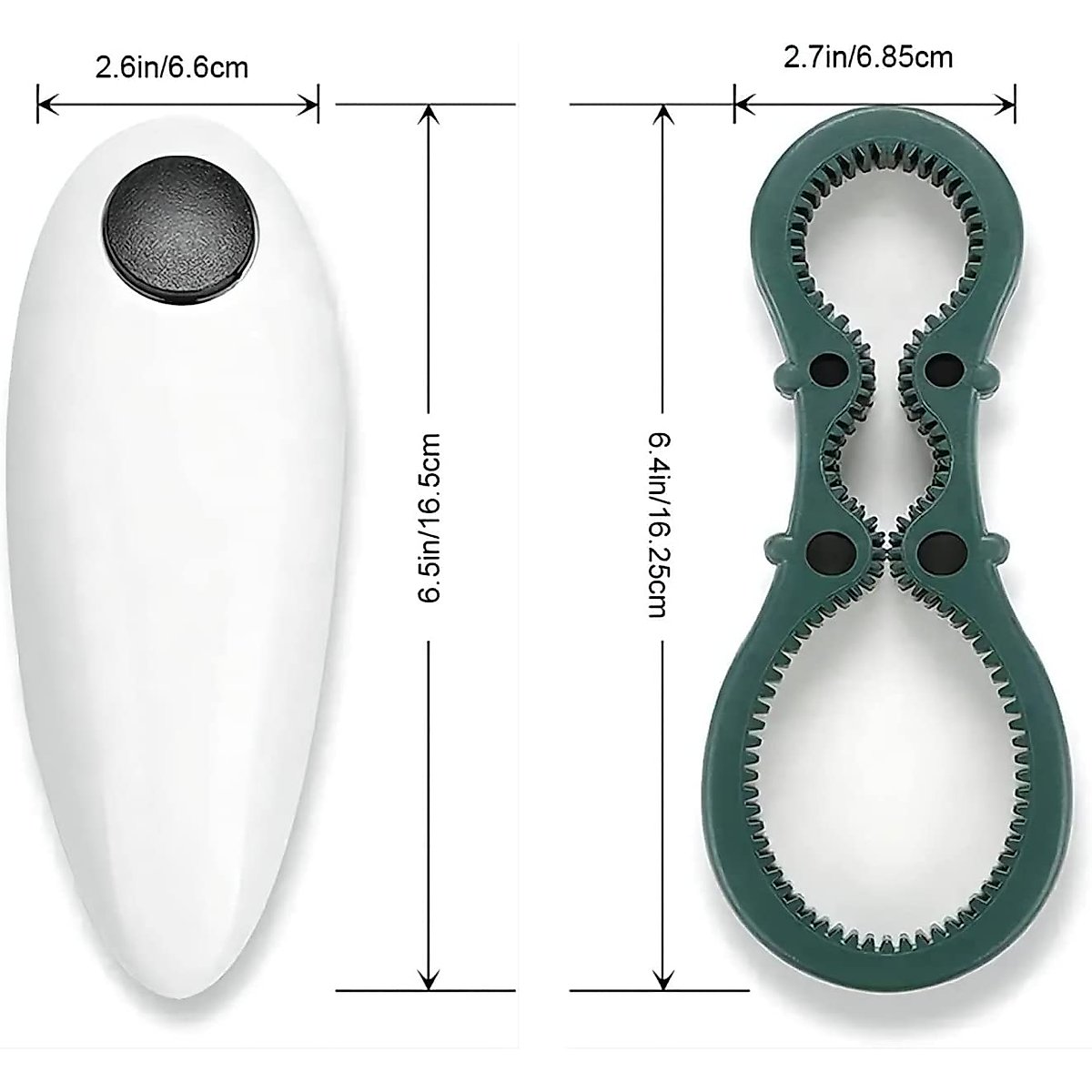 Electric Can Opener, One-Touch Switch Can Opener, Safe Smooth No Sharp Edges Can Opener for Almost Size Can, Can Opener Electric Best Kitchen Gadgets for Chefs, Arthritis and Seniors