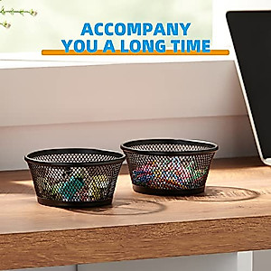 Paper Clip Holder, Paperclip Holders for Desk, Paper Clip Holder for Desk, 4 Pack Paperclip Holder, Magnetic Paper Clip Holder for Desk, Paper Clip Dispenser, Paper Clip Organizer Office (Black)