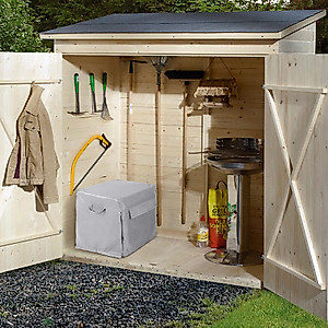 Discover Patios Generator Cover Thicken Heavy Duty Waterproof 600D Polyester,Snow/UV/Wind Proof Generator Cover,38”Lx28”Wx30”H,Gray (38*28*30)