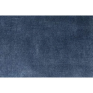 Acanva Mid-Century Velvet Sectional Sofa Couch for Living Room, L-Shape 2-Piece 113”W Right Hand Facing Chaise, Blue