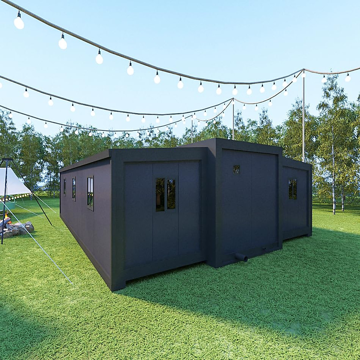 40ft Expandable Container House Expandable Residential Container House Container House 3 bedrooms Mobile Home