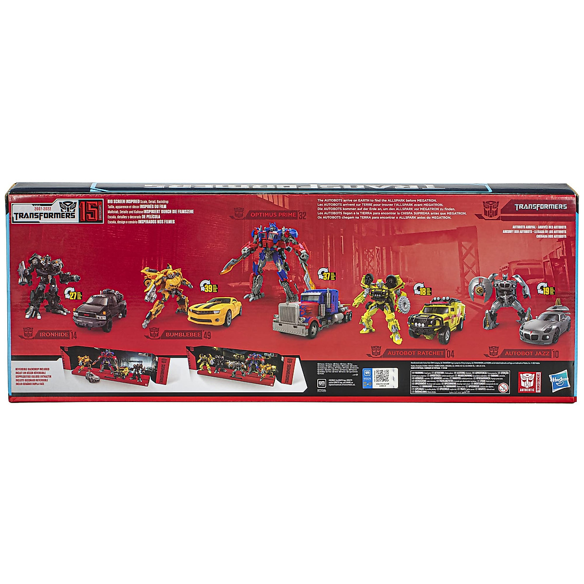 Transformers Toys Studio Series Movie 1 15th Anniversary Multipack with 5 Action Figures - Ages 8 and Up (Amazon Exclusive)