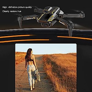 RKSTD Adult Kids Dual Camera Drone, HD FPV Camera Mini RC Quadcopter Drone Toy, With Intelligent Obstacle Avoidance, One Button Start/Return, Altitude Hold, Track Flight