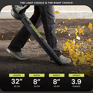 Sun Joe SBJ597E 6-Amp 155 Mph Electric Leaf Blower