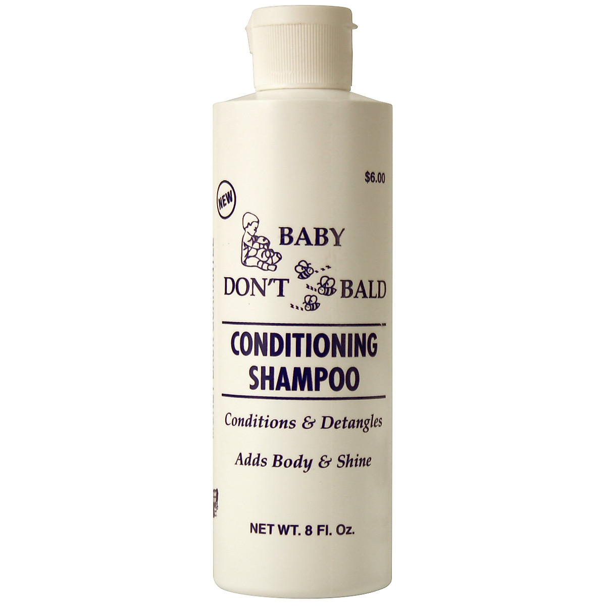 Baby Don't Be Bald Hair & Scalp Conditioning Shampoo 8 oz.