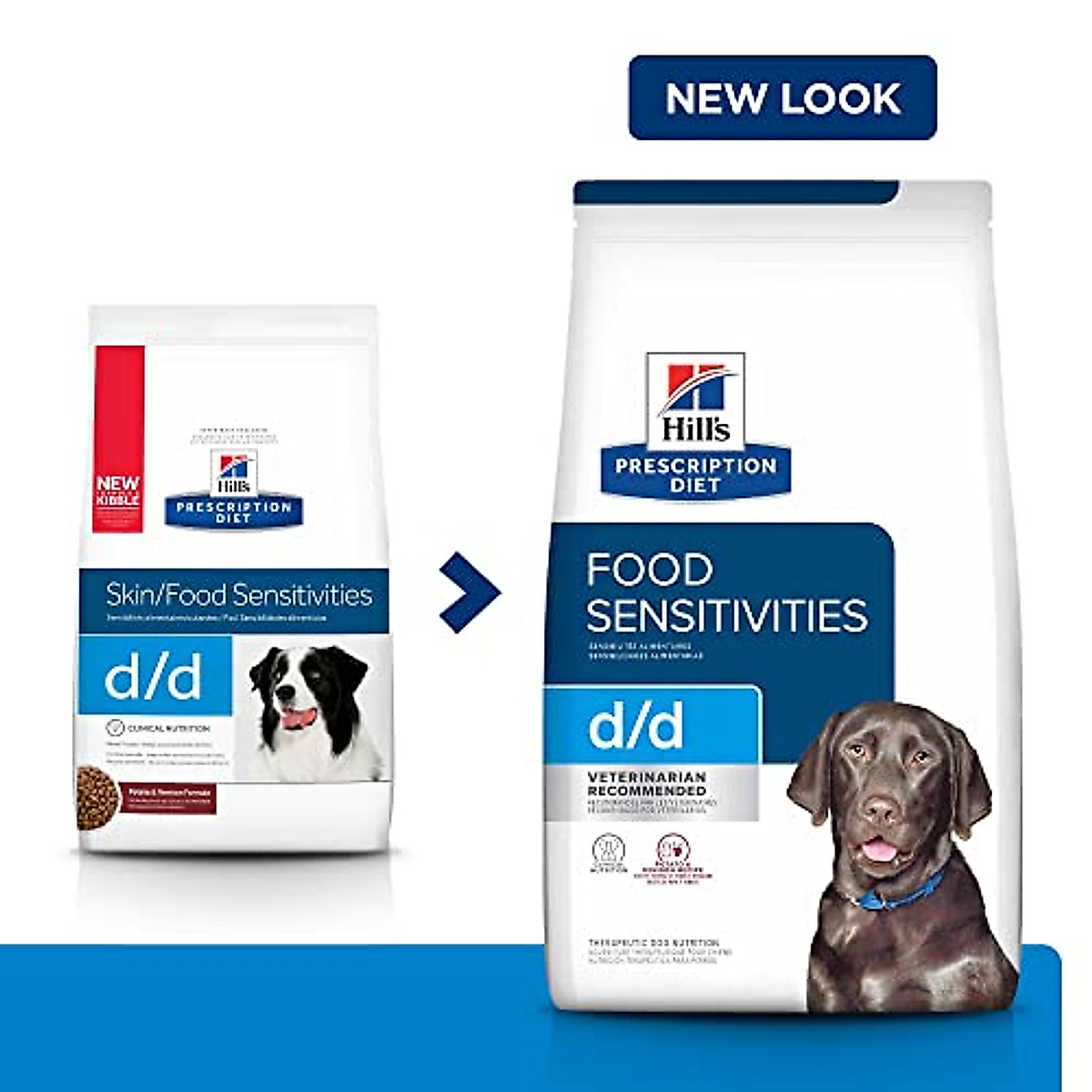 Hill's Prescription Diet d/d Food Sensitivities Potato & Venison Formula Dry Dog Food, Veterinary Diet, 8 lb. Bag