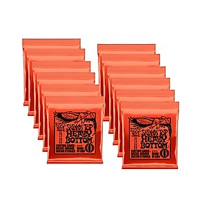 Ernie Ball 2215 Skinny Top/Heavy Bottom Slinky Nickel Wound Strings - 12 PACK
