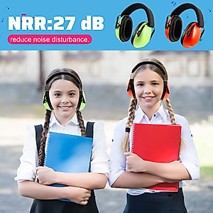 Amylove 24 Pcs Kids Ear Protection Noise Cancelling Headphones Noise Reduction Ear Muffs 27dB Hearing Protection (Classic Color)