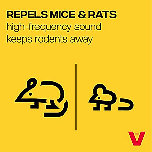 Victor M753K Pestchaser Rodent Repellent with Nightlight – 3 Units,White