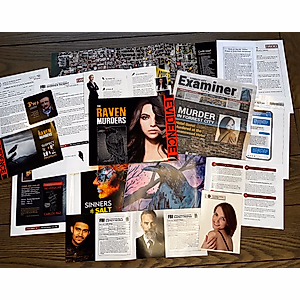 The Raven Murders: A Murder Mystery Game | Unsolved murder mystery game - Cold Case Files Investigation Detective Evidence & Crime File - individuals, date nights & party games