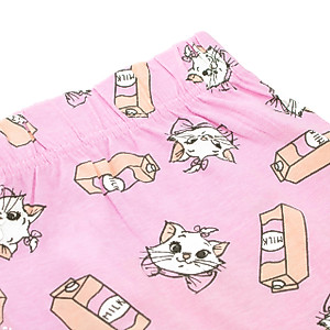 Disney Pajama for Women | Ladies Aristocats Pajamas | Cotton Short PJ Set Grey Medium