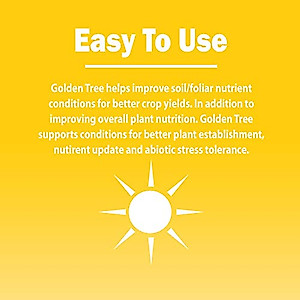 Humboldts Secret Golden Tree: Best Plant Food for Plants & Trees - All-in-One Concentrated Additive - Vegetables, Flowers, Fruits, Lawns, Roses, Tomatoes & More (16 Ounce)