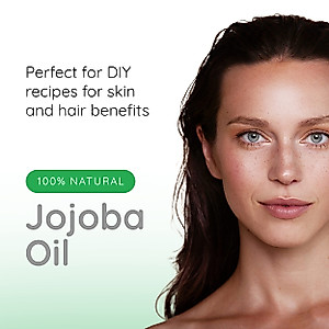 Clean and Green Pure Raw Organic Jojoba Oil -100% Natural Unscented Base Ingredient for DIY Skin Care Products, Face Oil, Carrier Oil, Organic Massage Oil, in Resealable Pouch, 15 oz