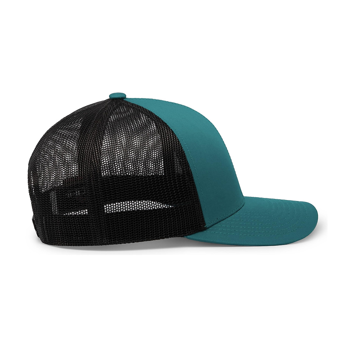 Pacific Headwear Snapback Trucker: Stylish Unisex Cap for All-Day Comfort, Jaguar Teal/Charcoal/Jaguar Teal OS