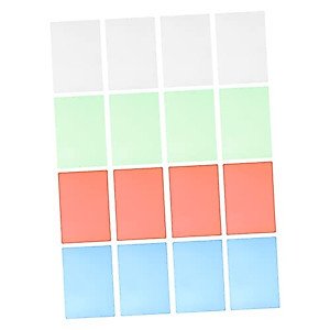 Clay Tools 16pcs Translucent Reading Strip Translucent Writing Boards - Craft Mat Plastic Writing Pad for Desk Book Marks for Home Tools Epoxy Tools Exam Pads A5 Pottery Tools