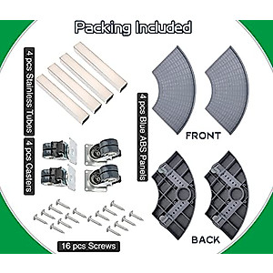 IVONNEY Large Plant Stand with Wheels, Adjustable Rolling Plant Caddy 14.6-20 Inch, Heavy Duty Plant Dolly with Wheels for Outdoor Planters, Garden Pot Mover (440lbs Capacity)