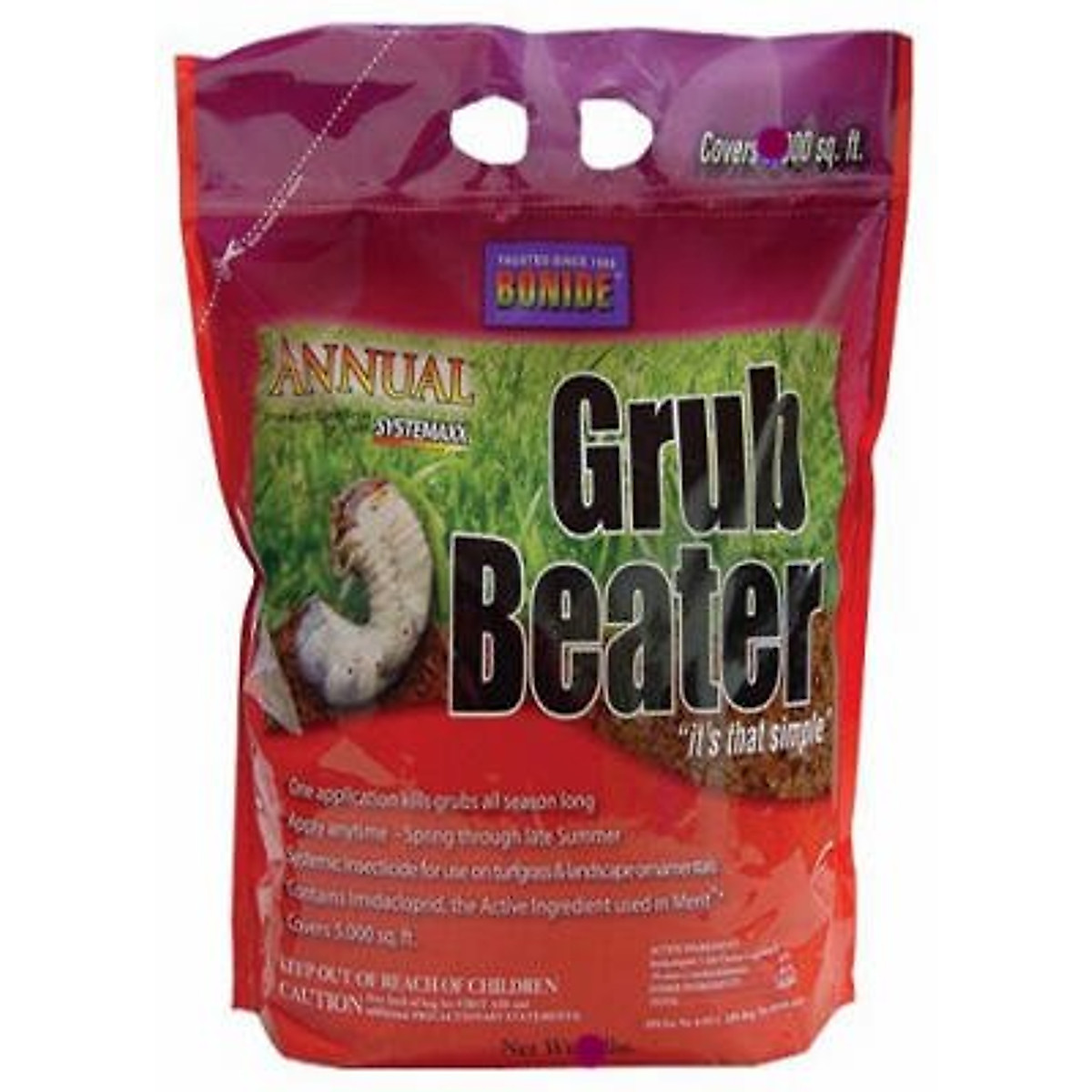 Bonide Products Annual Grub Beater Insect Control with Systemaxx - Size 18 lbs