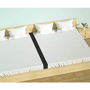 YUURO Custom Size Long High Density Foam,Full Size Bed Gap Filler for Mattress/Headboard,Mattress Extender Twin Bed Connector,Adjustable Cuttable Upholstery Foam (Black,Custom Size)