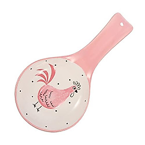 Zerodeko 3pcs ceramic spoon holder cooking spoon holder kitchen utensil holder for countertop counter spoon holder cutlery rest porcelain ladle holders soup ceramics cutlery rack storage