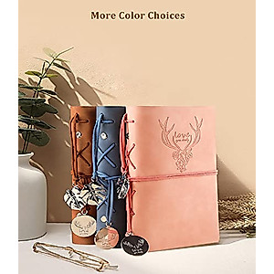 Jewelry Storage Book, PU Leather Travel Jewelry Organizer with Anti-drop Pockets, Portable Earrings Travel Album with Transparent Jewelry Bags for Rings, Bracelets(70 Grids+70 Anti-Oxidation PVC Bags)