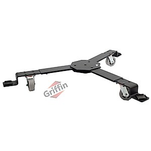 Piano Truck Dolly by GRIFFIN | Spider Mobileer Cart for Concert Baby Grand Pianos | 3 Large Wheel Moving Dollie Stage Stand with Adjustable Legs | Adjustable Universal Sturdy Placement Mount Holder