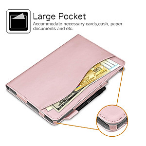 Fintie Case for Samsung Galaxy Tab S4 10.5 2018 Model SM-T830/T835/T837, Multi-Angle Viewing Stand Cover with S Pen Protective Holder Auto Sleep/Wake Feature, Rose Gold