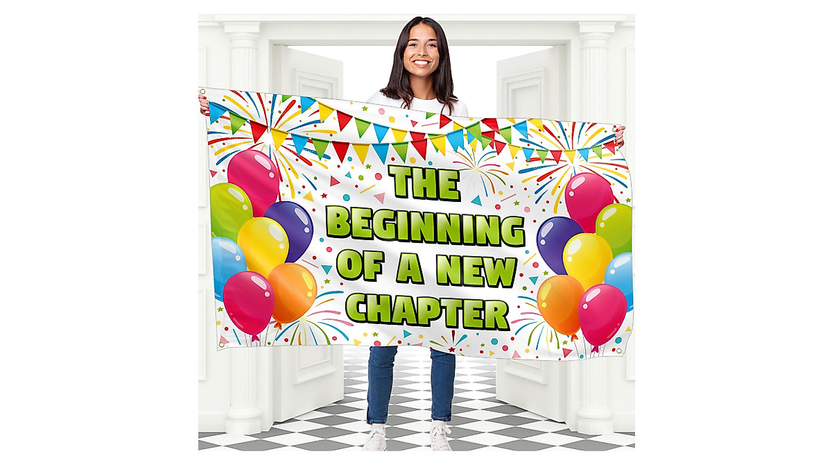 Celebrate Milestones with Our 5ft x 3ft Farewell Banner