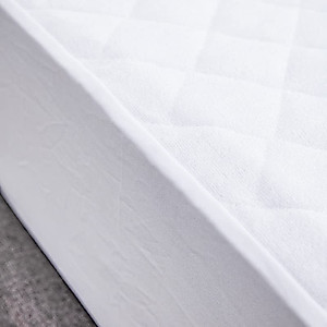 Waterproof Crib Mattress Protector Pad - 2 Pack - Washable and Comfy Crib Mattress Protector Baby Fitted Bed Sheets (52*28*9 inches)
