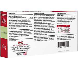 Denestra - Same for Dogs & Cats - S-Adenosyl-L-Methionine - Liver, Joint and Cognitive Support for Cats and Small Dogs - Vet Approved - 400 mg - 180 Tablets