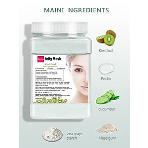 Balvilvi Jelly Mask for Skin Care | Kiwi Face Mask for Instant Hydration - Jelly Face Mask Peel Off - Facial Skin Care Product for Smoothing, Moisturizing, Cleansing