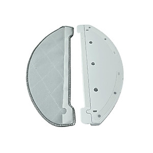 QiyilE Robot Vacuum Cleaner Mop Pads Holder, Compatible for HONITURE Q6 Pro. Vacuum Cleaner Mopping Module, Rag Mount Holder Kit(White)