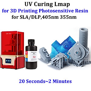 Uv Curing Light for Resin,Uv Resin Light Curing for Epoxy Crafts,Uv Resin Curing Light Box for LCD SLA Dlp 3D Resin Printer 405nm,Large Uv Light for Resin Curing Jewelry 365nm (Mini uv Curing Light)