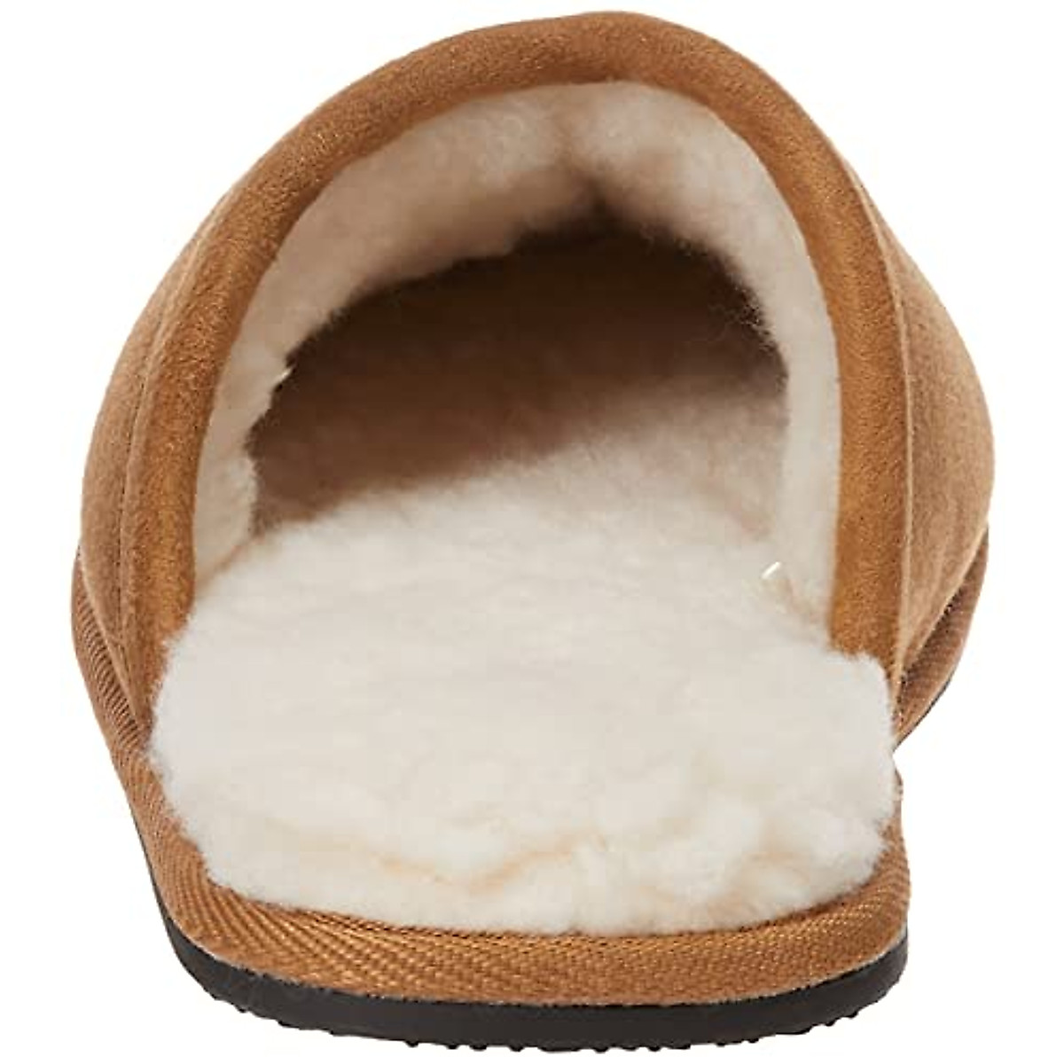 Amazon Essentials Men's Cozy Slipper, Chestnut Brown Microsuede, 10