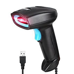 JIAN BOLAND Barcode Scanner USB 1D Wired CCD Barcode Reader Supports Screen Scan Bar Code Scanners for Store, Supermarket, Warehouse-U1