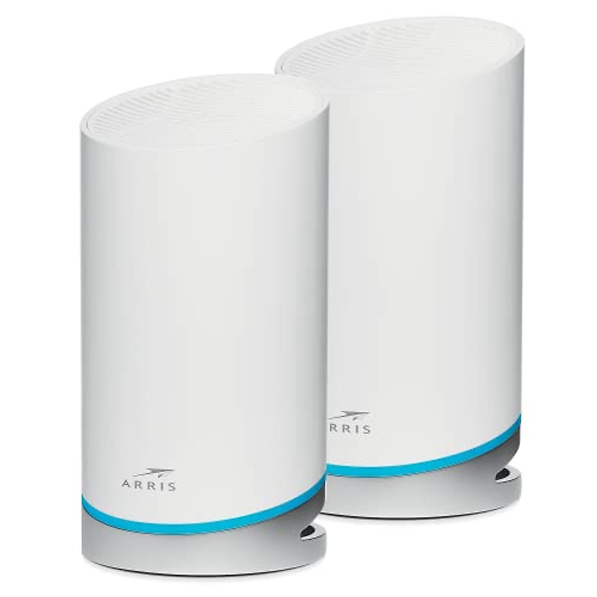 ARRIS SURFboard mAX W121 Tri-Band Mesh Wi-Fi 6 System | AX6600 Wi-Fi Speeds up to 6.6 Gbps | Coverage up to 5,500 sq ft| 4.8 Gbps Backhaul | Two 1 Gbps Ports per Node | Alexa Support |2 Year Warranty