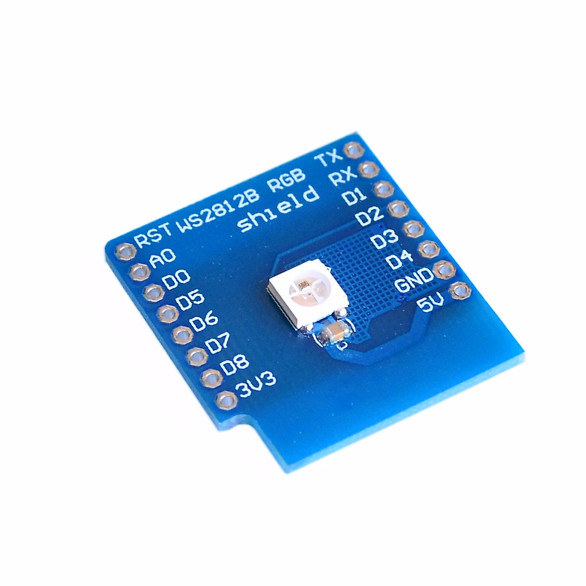 Esp8266 for WeMos D1 Module WS2812B RGB Shield for WeMos D1 Mini ESP8266 Module Board Wiht Pins Esp8266