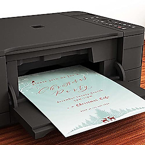 Christmas Cardinal Holiday Stationery Paper - 80 Sheets of Letterhead for Winter & Holiday Events