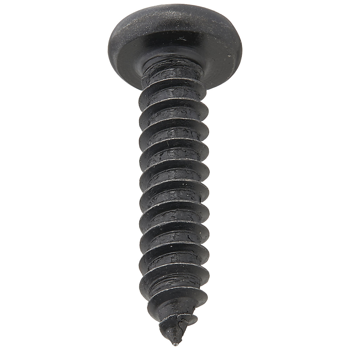 Small Parts-1216ABPPB Steel Sheet Metal Screw, Black Oxide Finish, Pan Head, Phillips Drive, Type AB, #12-14 Thread Size, 1" Length (Pack of 100)