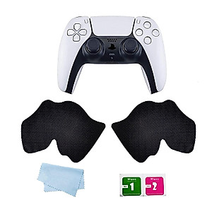 LICHIFIT Anti-slip Game Handle Grips Protective Sticker Removable Handle Silicone Skin Cover Non-slip Pads for PS5 Game Controller Protector