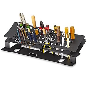 Mordx Screwdriver Storage Rack for Desktop,Screwdriver Organizer Holder,RC Tools Kit Organizers,Carbon Steel Tool Holder, Desktop Hand Tool Stand,Tool holder