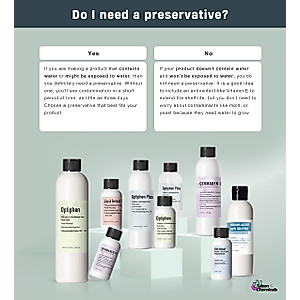 Talsen Chemicals Germall Plus- Natural Preservative - Clear Liquid - Excellent Broad Spectrum Preservative Compatible with Most Cosmetic Ingredients Good for Water Based Formulas (4 Ounce / 118 mL)