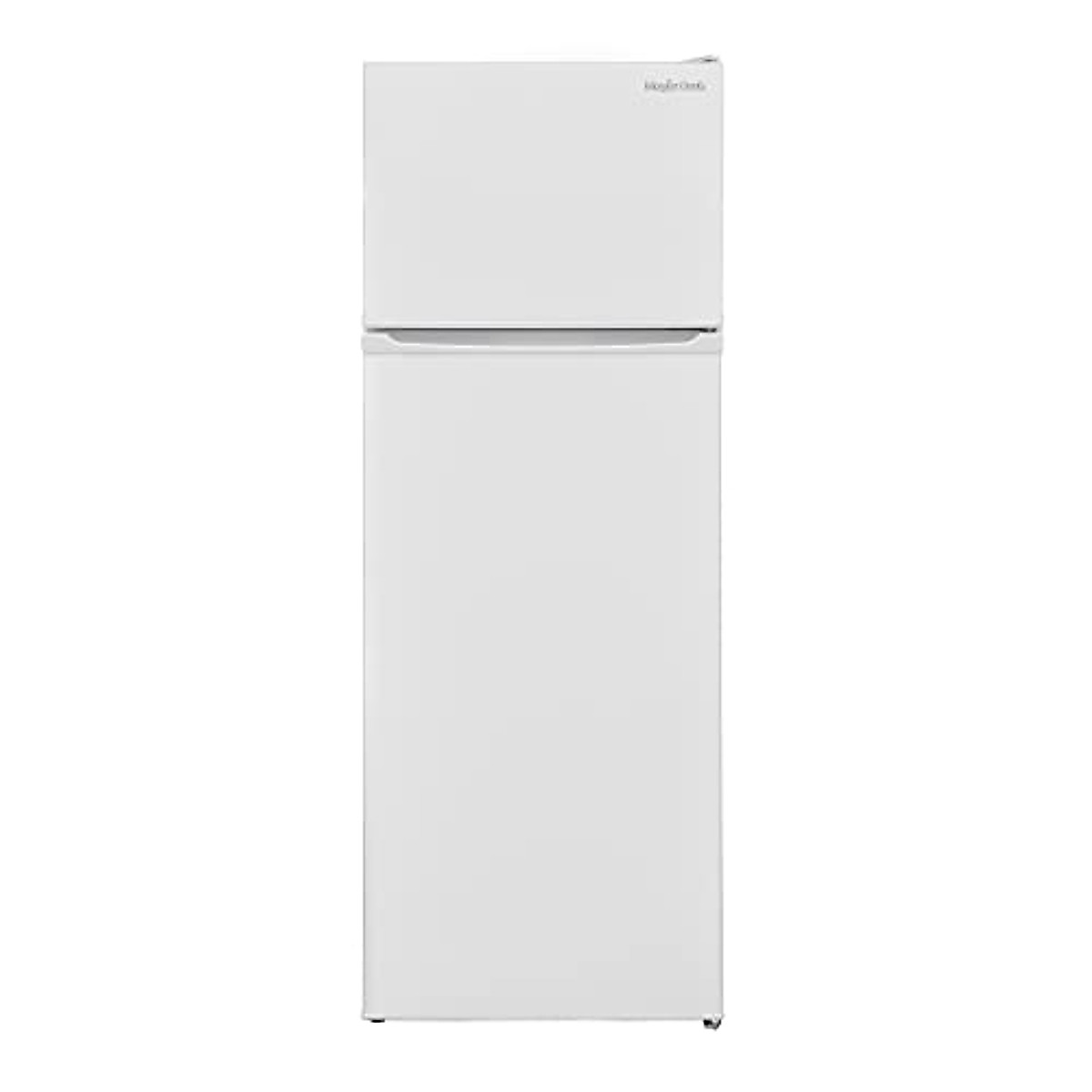 Magic Cool MCR74V0W Apartment Refrigerator Freestanding Slim Design Full Fridge with Top Freezer for Condo, House, Small Kitchen Use, White