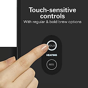 Hamilton Beach 49900 FlexBrew Single-Serve Coffee Maker Compatible with Pod Packs and Grounds, 8 ounces, Black-Fast Brewing