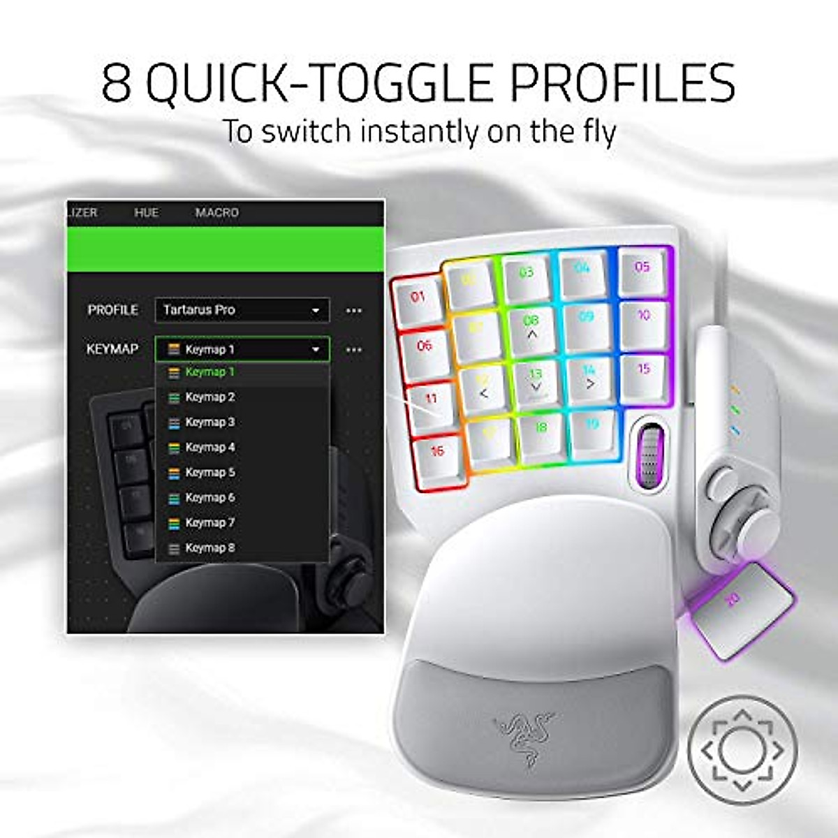 Razer Tartarus Pro Gaming Keypad: Analog-Optical Key Switches (Renewed)