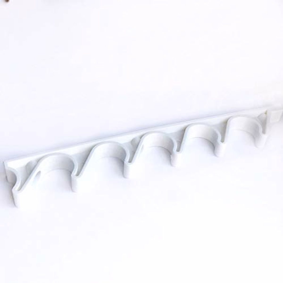 2 pcs 6 Position Nylon White Adjustment Brackets for Patio Outdoor Lawn Yard Furniture or Chaise Lounges, Replacement, Back Support, Back-Height Multi Position Adjuster 10 5/8" L x 5/8" W