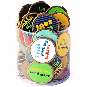 Wordy Junior Quotes Bulk Bookmarks for Kids "Clip Over The Page" - 75 Pack - Bulk Bookmarks for Kids Girls Boys. Perfect Student Incentives Prizes Party Favors Classroom Rewards & Reading Awards!