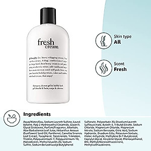 philosophy fresh cream - shower gel, 16 Oz